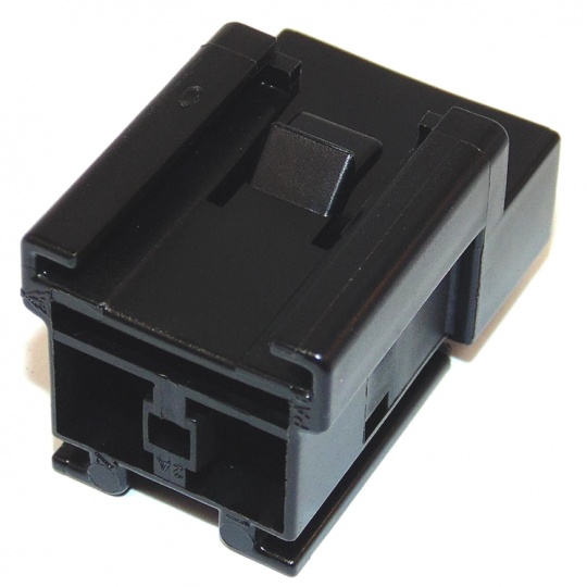 2 Way Delphi TL 2300 Fuse Holder Black - automotiveconnectors.com